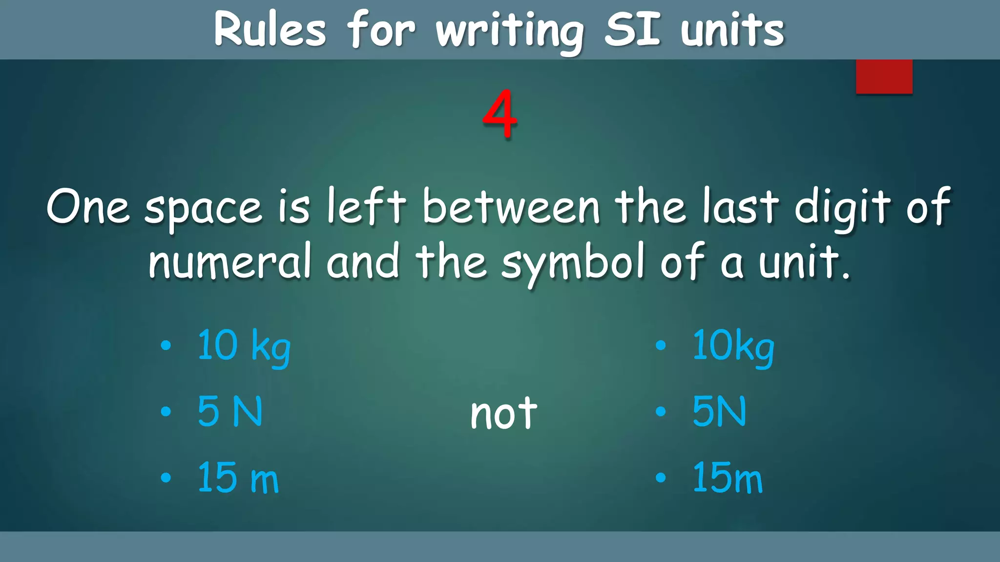 Units and measurements - Basic SI units | PPTX