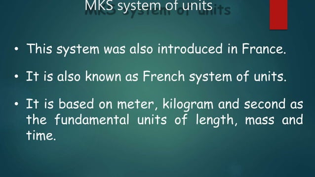 Units and measurements - Basic SI units | PPTX | Physics | Science