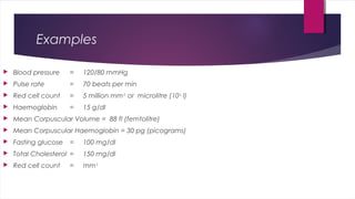 Units and measurements & basic statistics | PPT