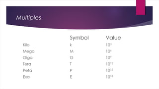 Units and measurements & basic statistics | PPT