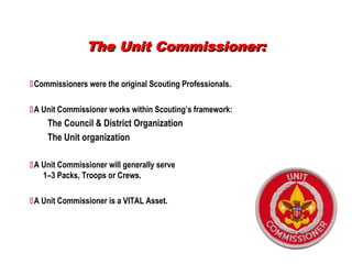 Unit Commissioner Presentation | PPT