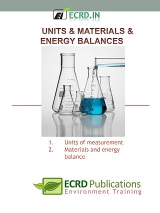 Units & materials & Energy balance | PDF