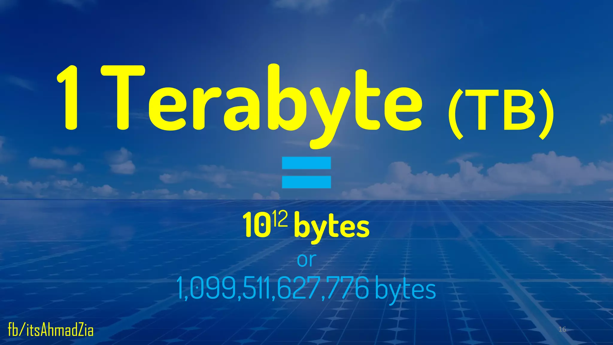 Units of data storage with real life examples | PDF
