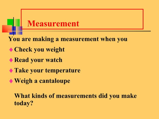 Units of measurement | PPT