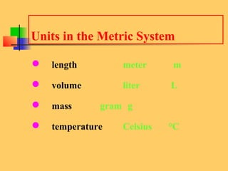 Units of measurement | PPT