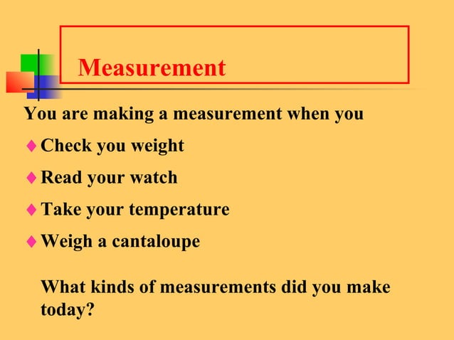 Units of measurement | PPT