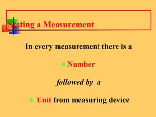 Units of measurement | PPT