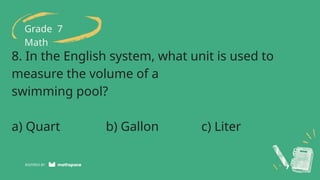 Units of Measurement Quiz Presentation in Green Cream Yellow Nostalgic Handdrawn Style (1).pptx