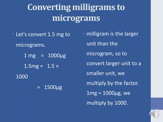Units of measurements( standard system for weight, length and volume) | PDF