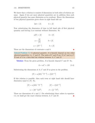 Units of physical quantities | PDF