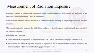 Units of Radiation Measurements, Quality Specification, Half-Value ...