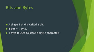 Units of storage | PPTX