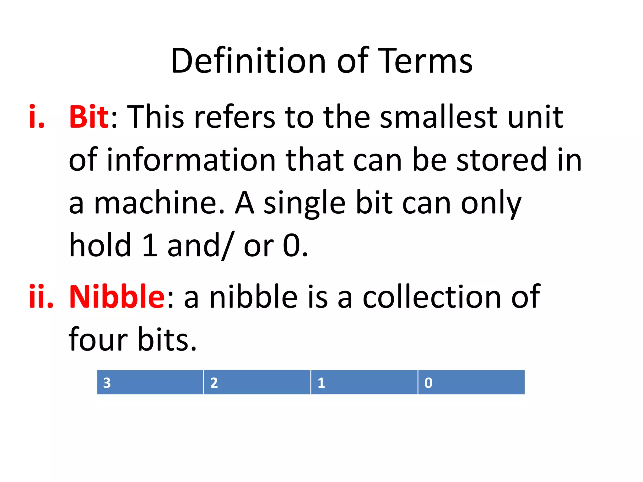 Units of storage in computer | PPTX