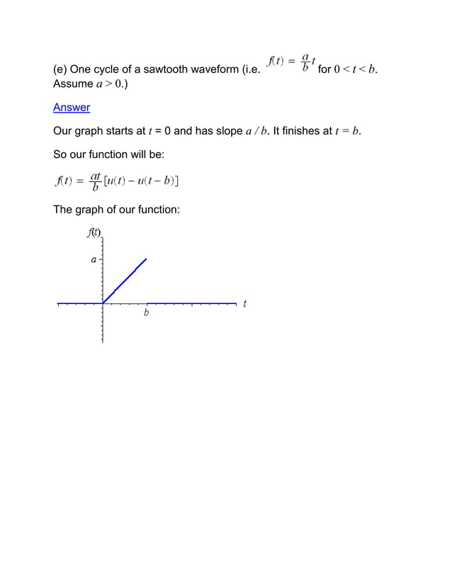 Unit step function | DOCX
