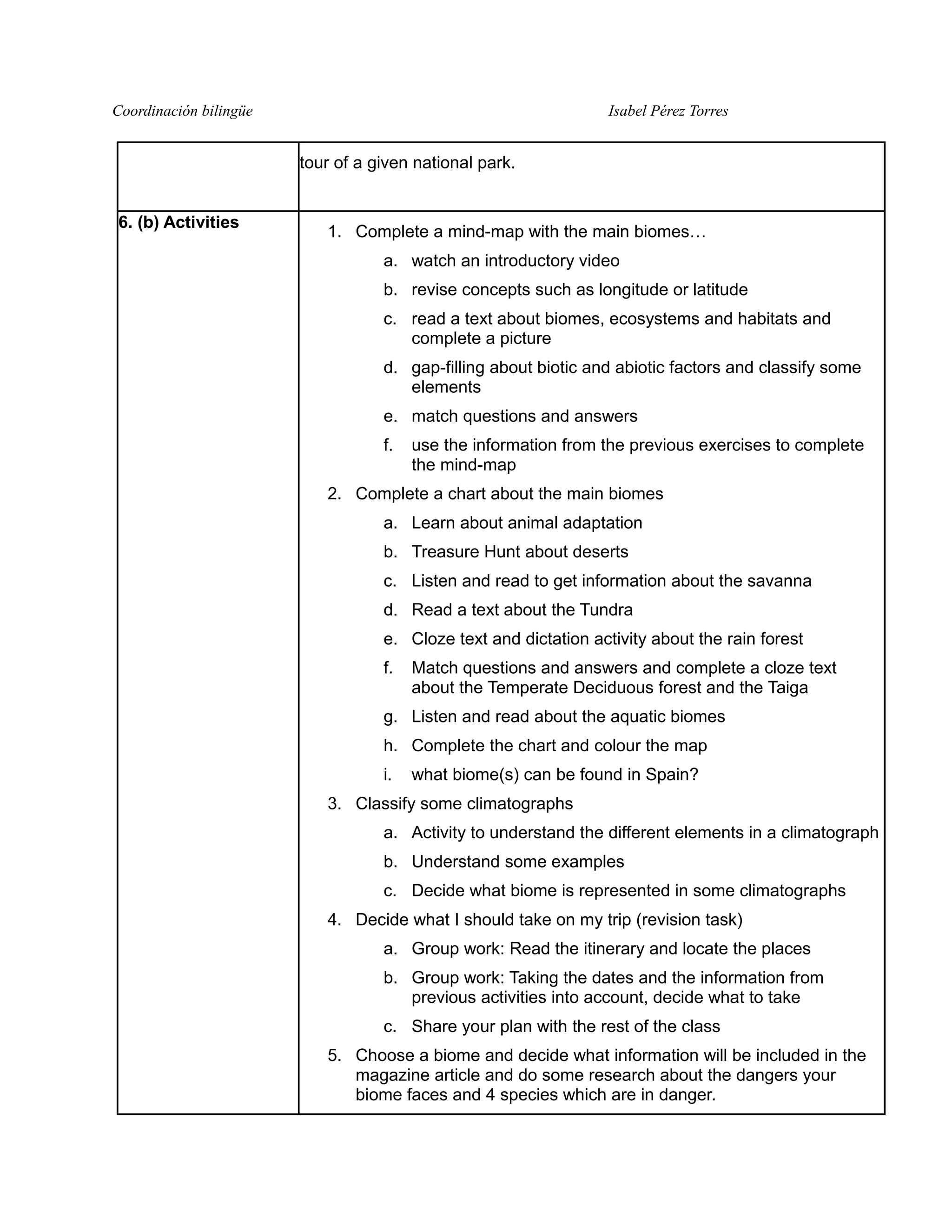 Unit template biomes | PDF