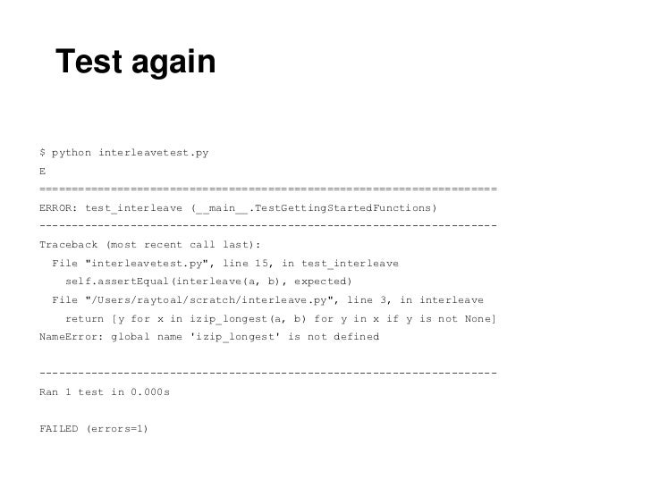 Unit Testing And Test Driven Development In Python Download Lasopabible 9075