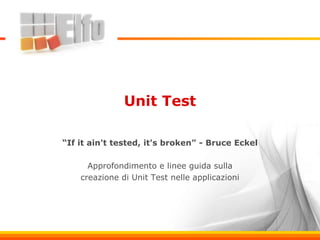 Unit test | PPT