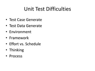 Unit test | PPTX