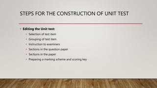 construction and Importance of Unit Test.pptx