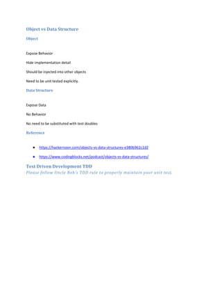 Unit test documentation | PDF