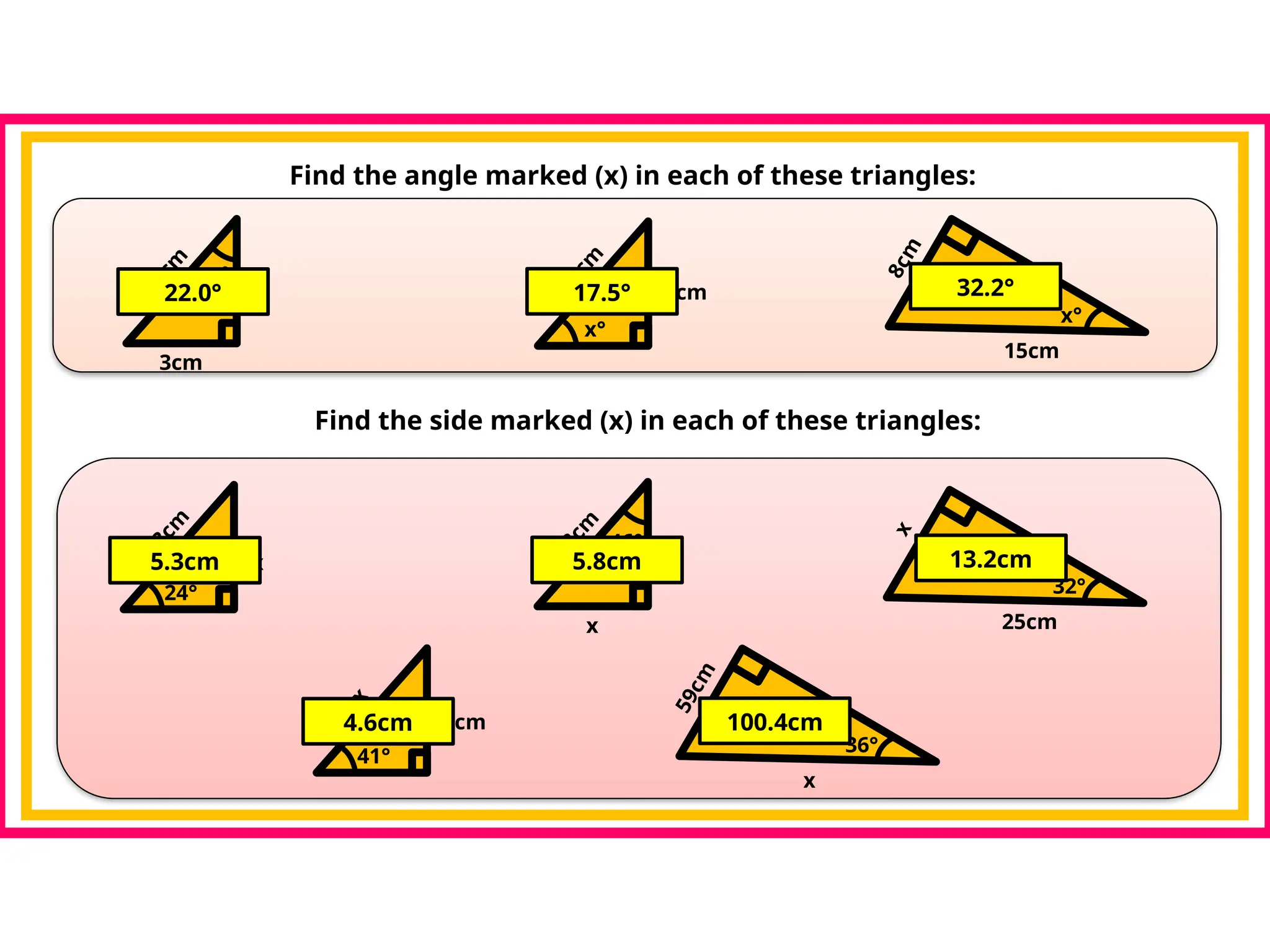 TRIGONOMETRY-TRIGONOMETRIC RATIOS, SINE RULE, COSINE RULE, AREA ...