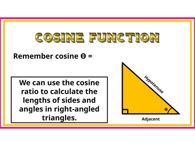 SYLLABUS FOR UNIT TEST- II TRIGONOMETRY-TRIGONOMETRIC RATIOS, SINE RULE ...