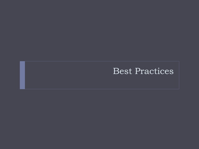 Unit Testing Concepts and Best Practices | PPTX