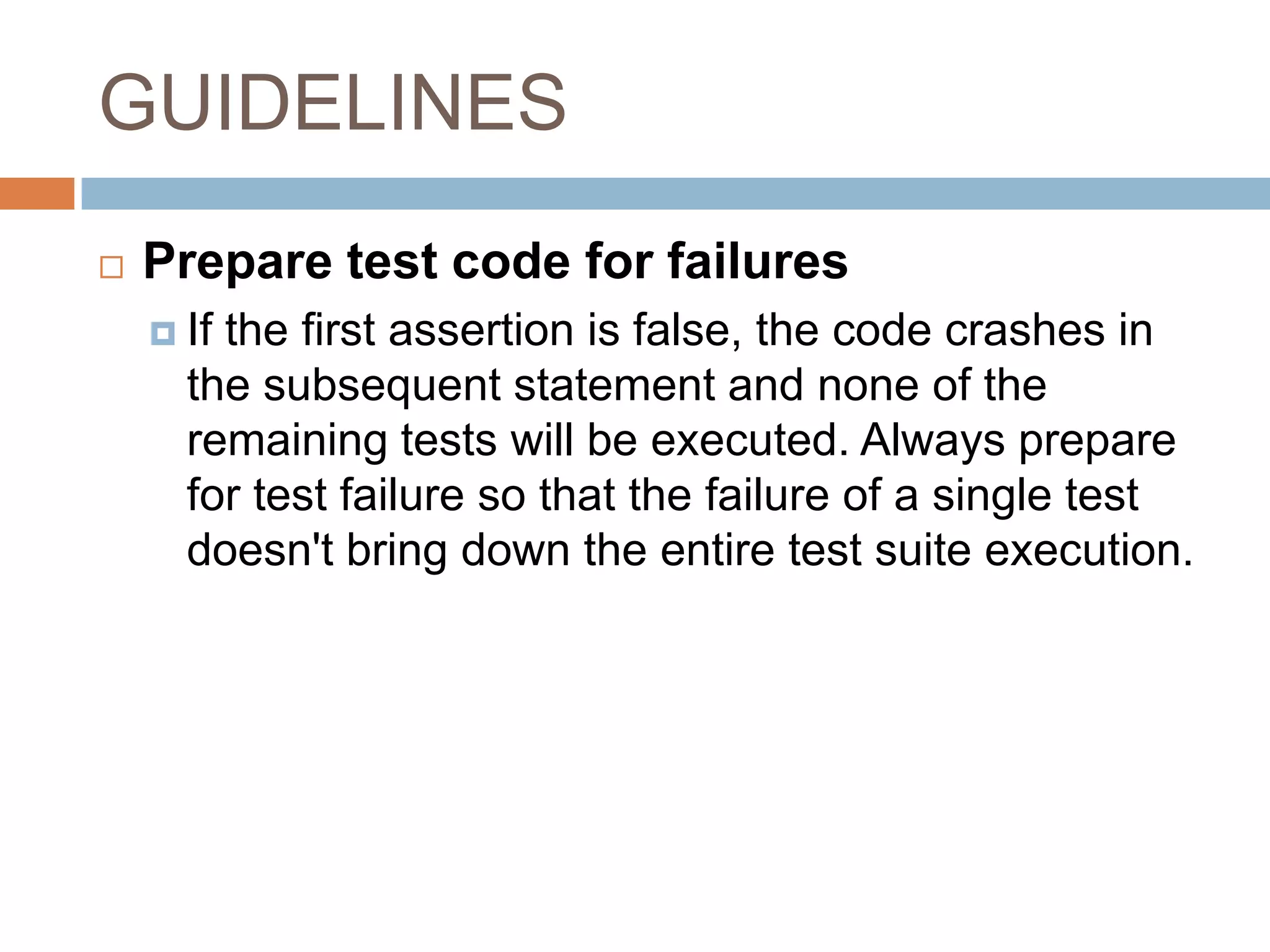 UNIT TESTING PPT | PPTX