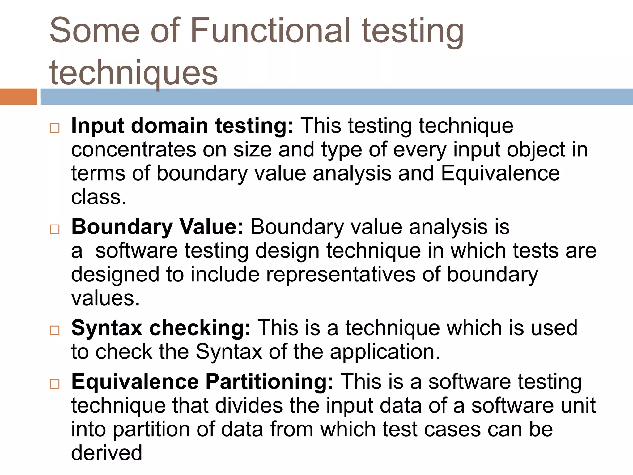 UNIT TESTING PPT | PPTX