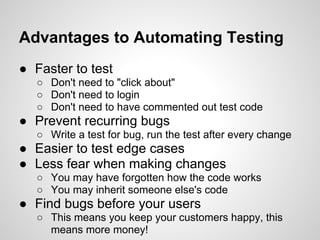 Unit testing in PHP | PDF
