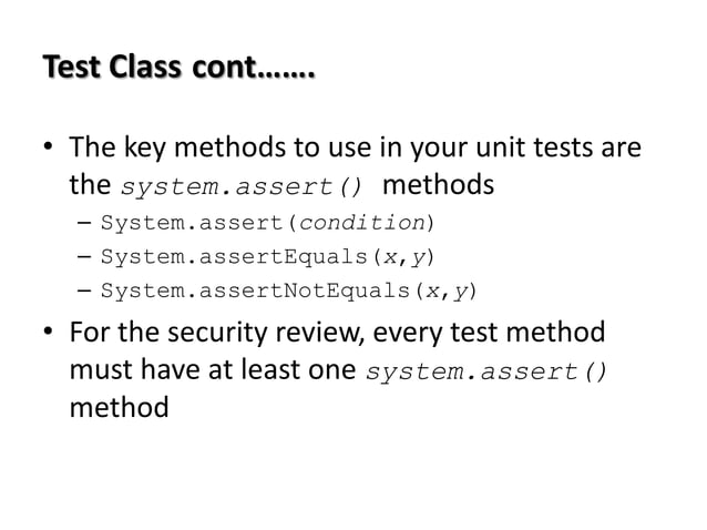 Unit Testing In Platform Ppt