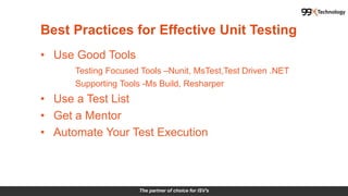 Unit Testing | PPTX