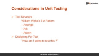 Unit Testing | PPTX
