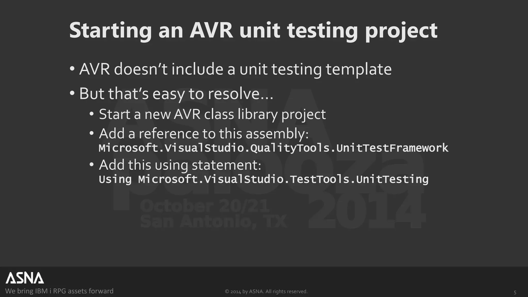 Using formal testing to make better AVR apps | PPT | Free Download