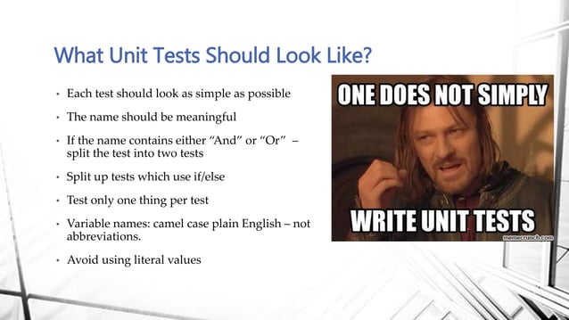 Unit testing | PPT