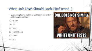 Unit testing | PPT