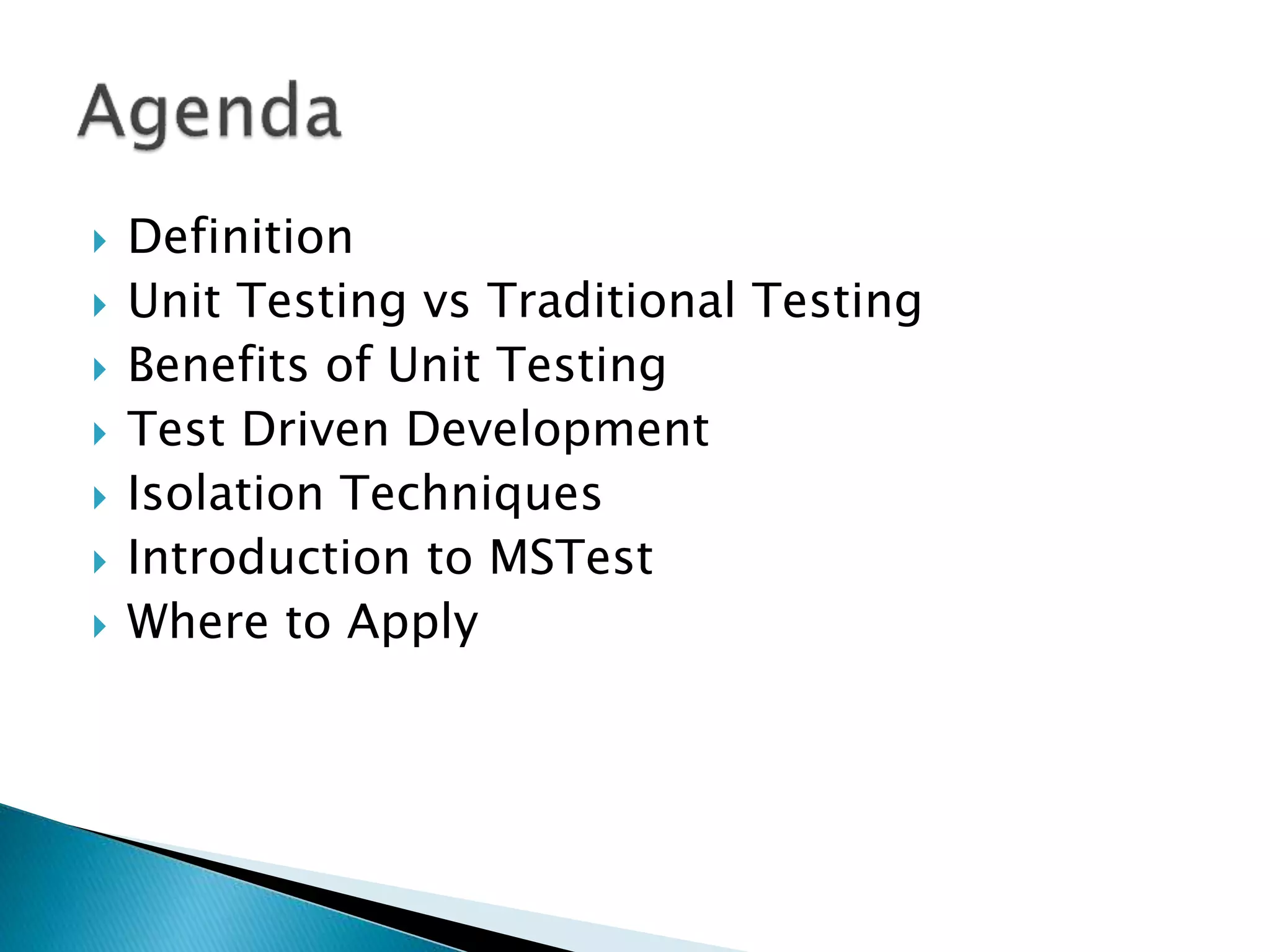 Unit Testing | PPT Unit Testing | PPT