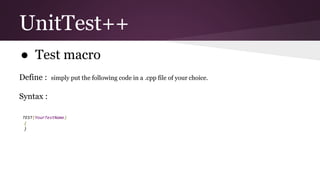 Unit testing | PPTX | Computing | Technology & Computing