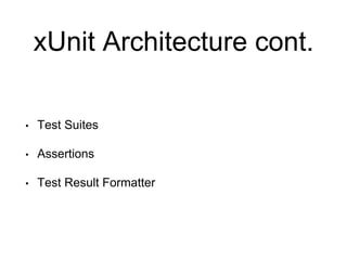 Unit testing basics | PPTX