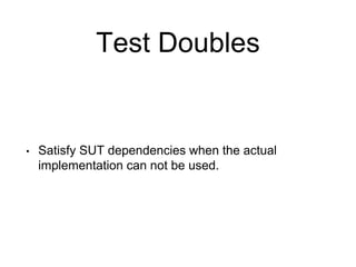 Unit testing basics | PPTX