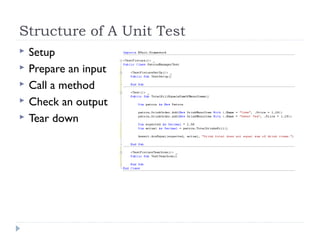 Unit testing | PPT