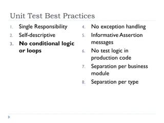 Unit testing | PPT