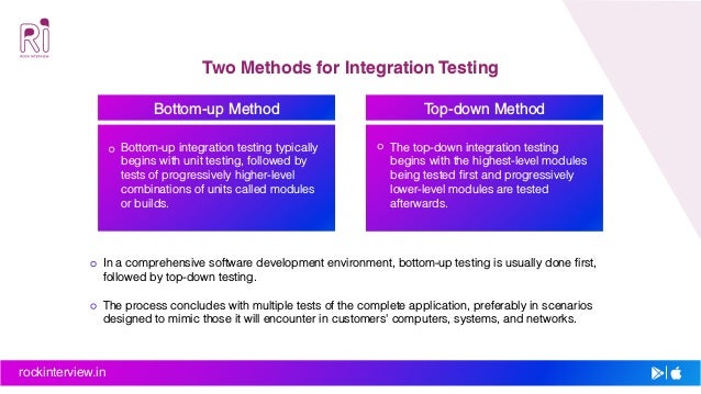 Unit Testing Vs Integration Testing