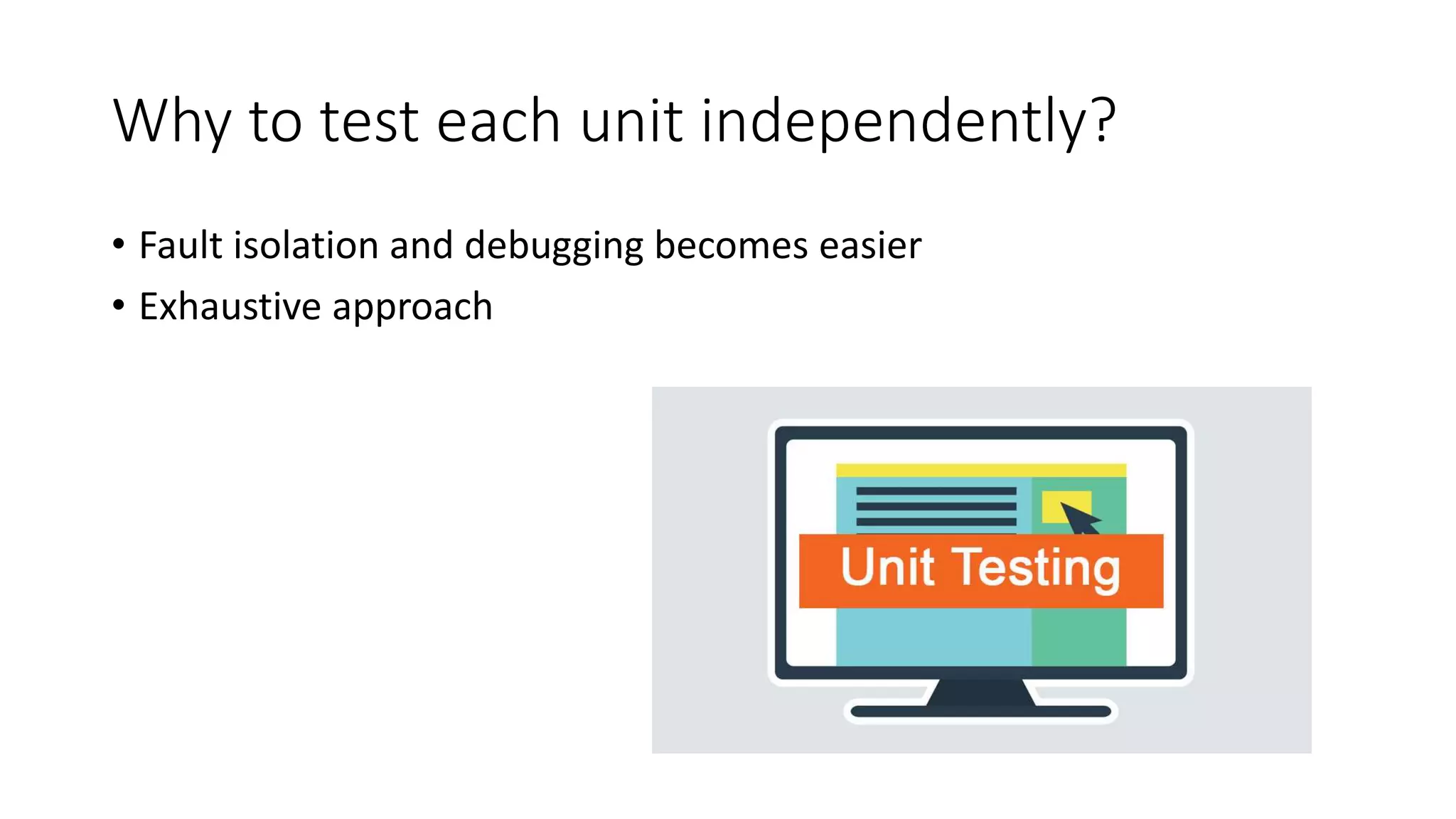 Unit testing | PPT
