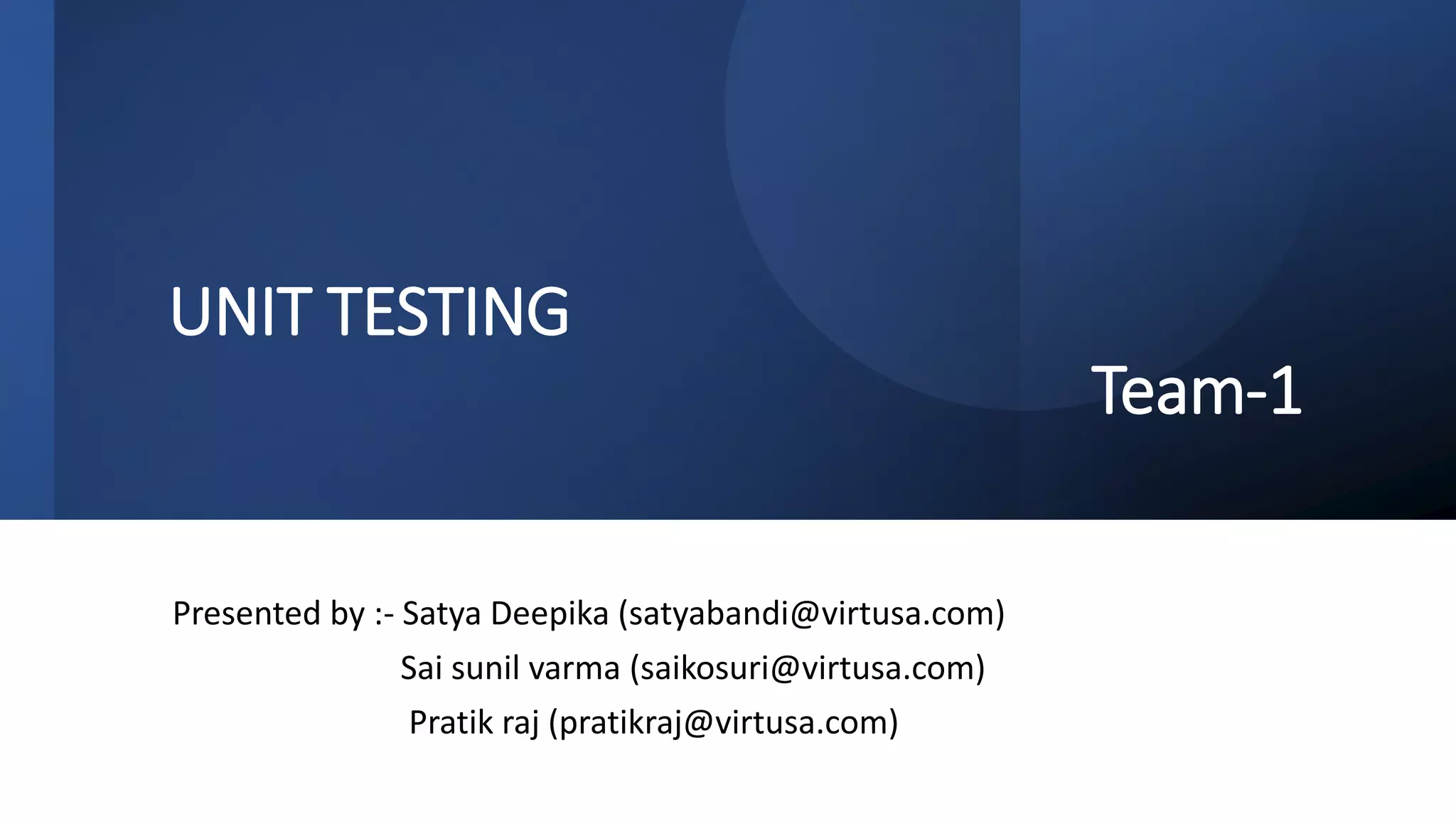 pega unit testing | PPT