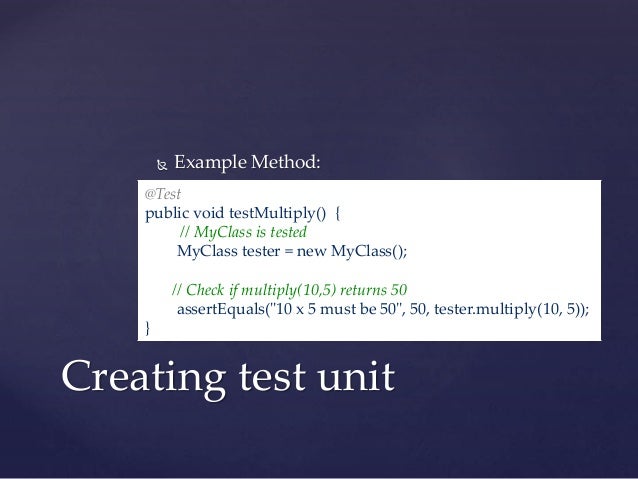 Unit Testing In Java 7140