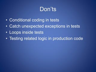 Value of Unit Testing | PPT