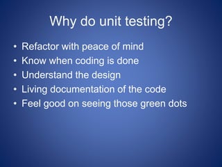 Value of Unit Testing | PPT