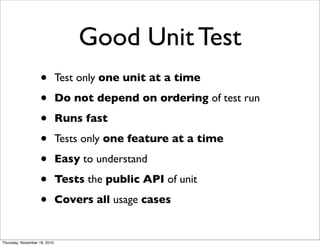 Unit Testing Basics | PPT