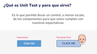 Unit Testing con Jest + Enzime para ReactJs | PPTX
